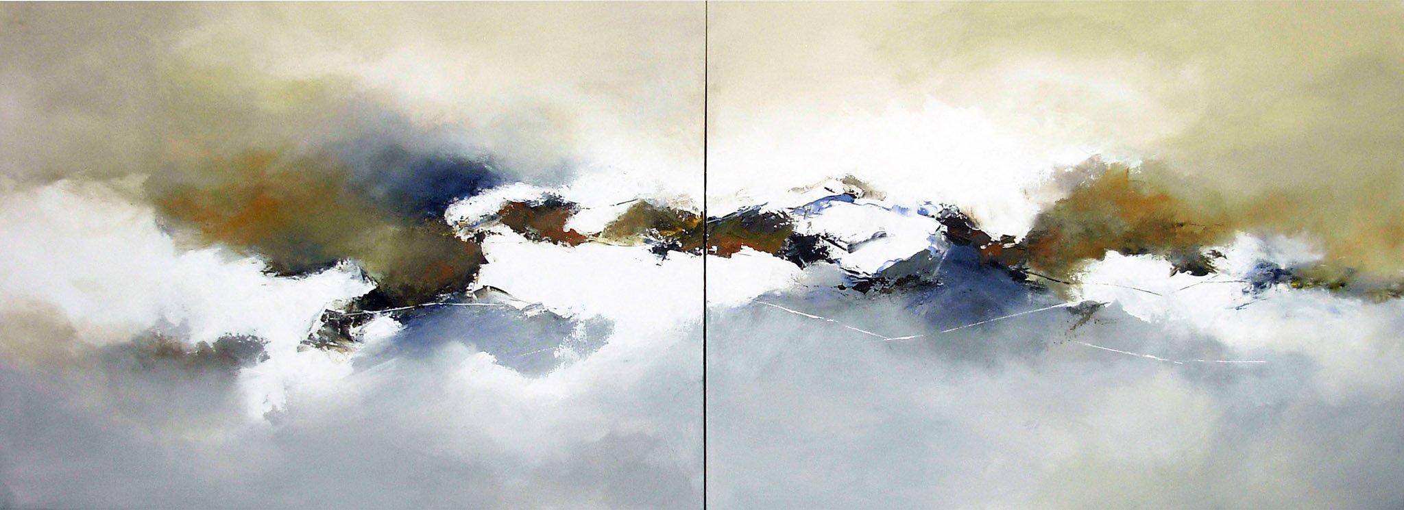 Chorale céleste (Diptyque) de Roy, Denis – Galerie d'Art Beauchamp