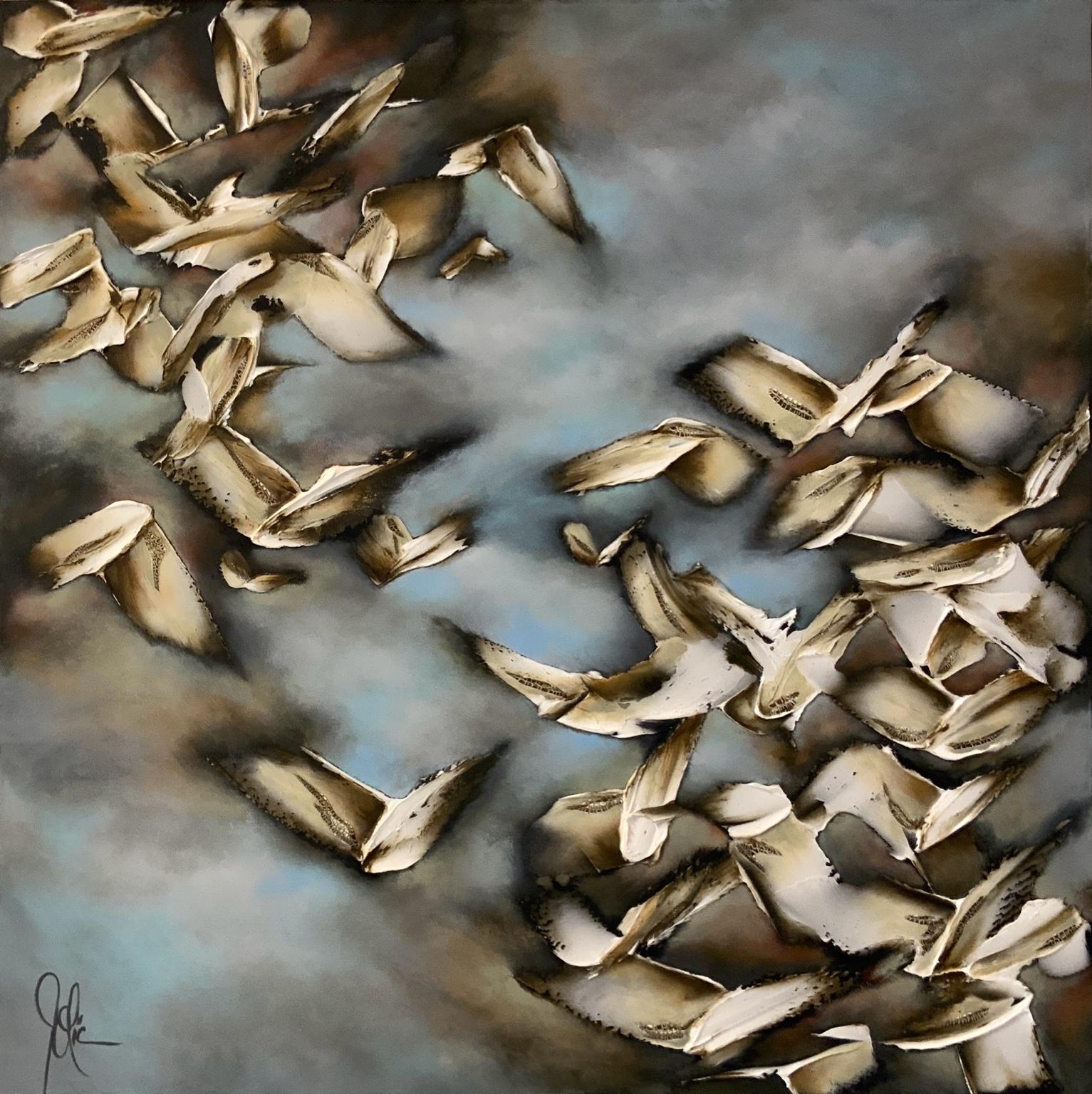 Birds - A synchronized group de Jolic – Galerie d'Art Beauchamp