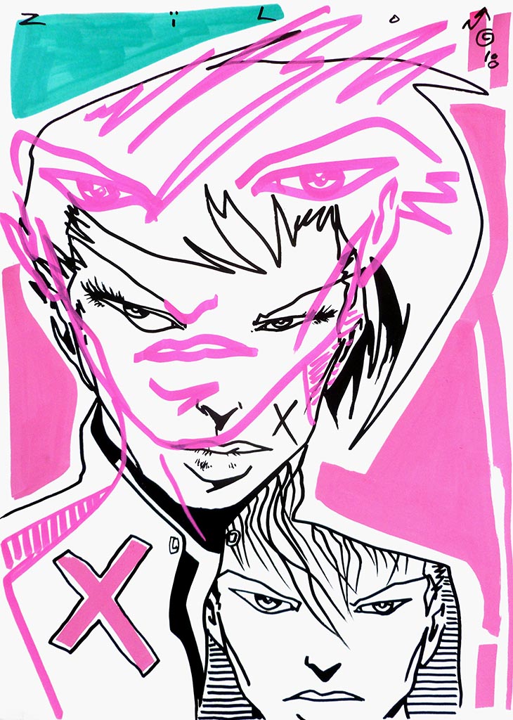 Visage 37 de Zïlon – Galerie d'Art Beauchamp